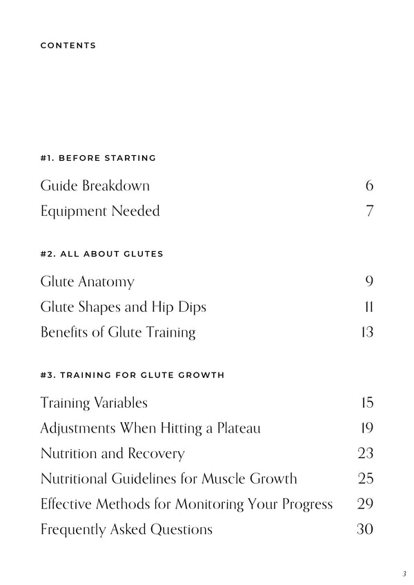 Ultimate Glutes Guide - 12 Week Gym Program – GAINSBYBRAINS